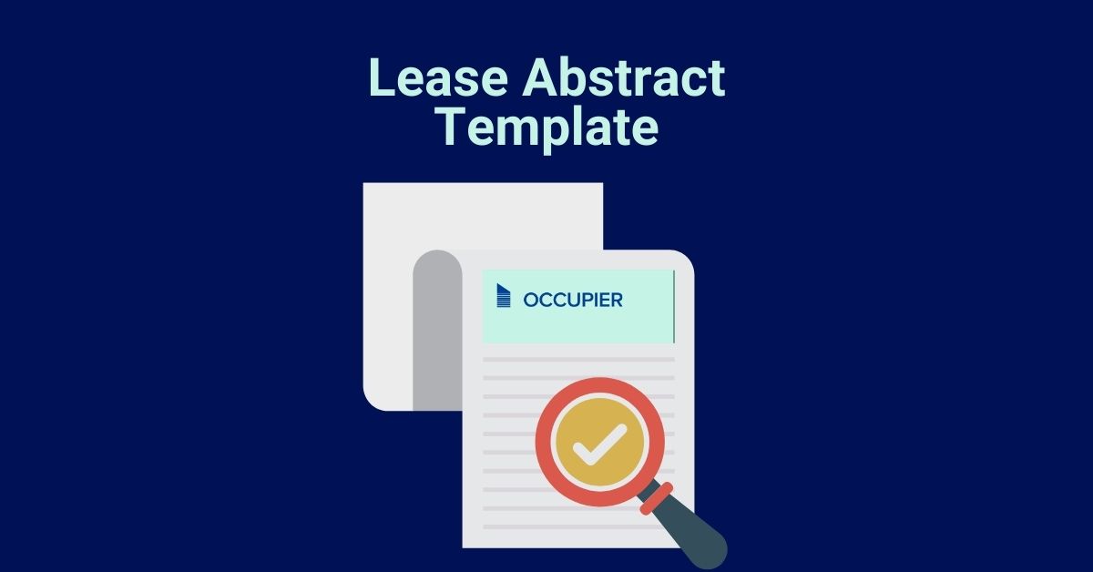 Lease Abstract Template - Occupier