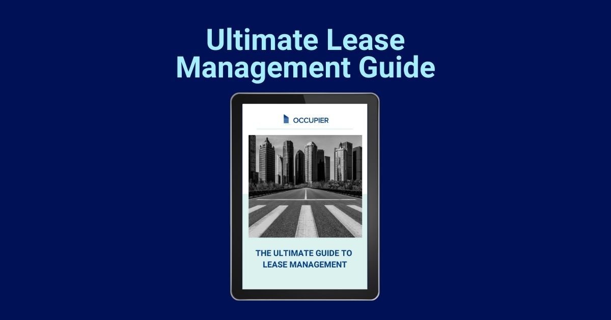 Lease Management Guide - Occupier