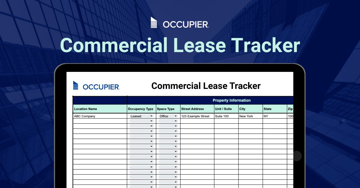 Commercial Lease Tracker - Occupier
